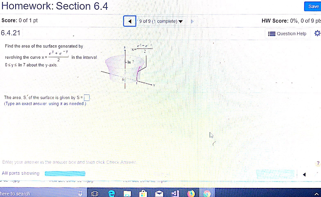 Solved Homework Section 6 4 Score 0 Of 1 Pt 6 4 21 Save 9
