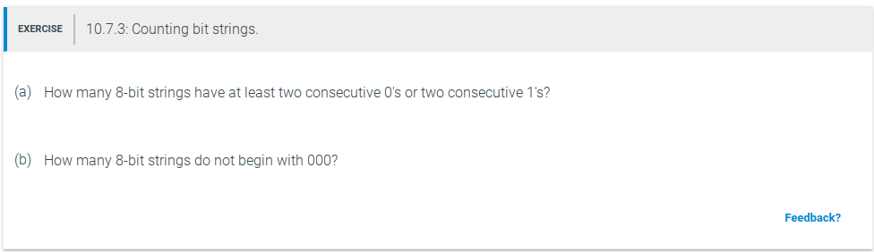 Solved Exercise 1073 Counting Bit Strings A How Many
