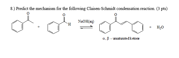 Solved 8.) Predict the mechanism for the following | Chegg.com