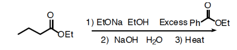 Solved Et 1) EtoNa EtOH Excess Ph OEt 2) NaOH H20 3) Heat | Chegg.com