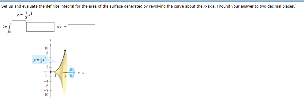 Solved Set up and evaluate the definite integral for the | Chegg.com