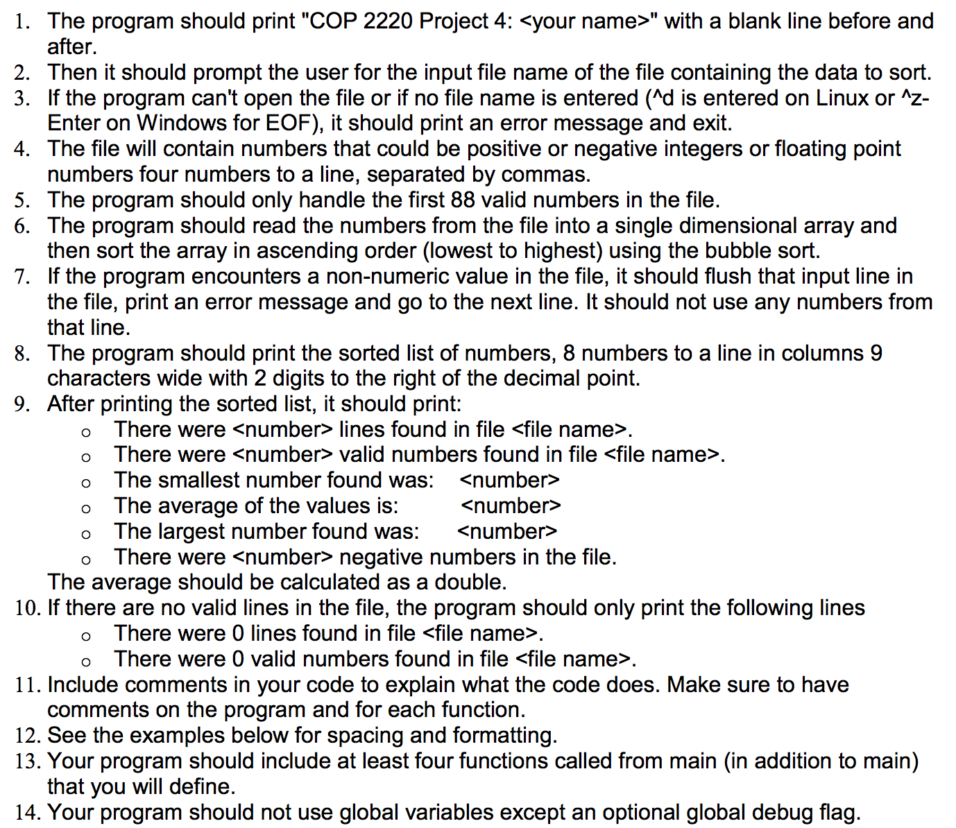 Solved Need This Coded In C No C Functions Can Be Used 0403