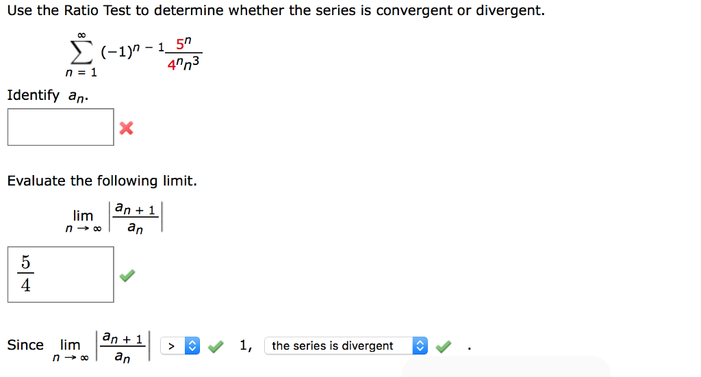 Solved Use the Ratio Test to determine whether the series is | Chegg.com