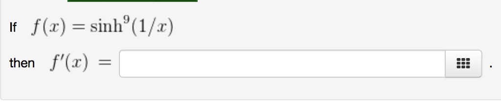 Solved If f(z)= sinh"(1/x) then f"(x)= | Chegg.com