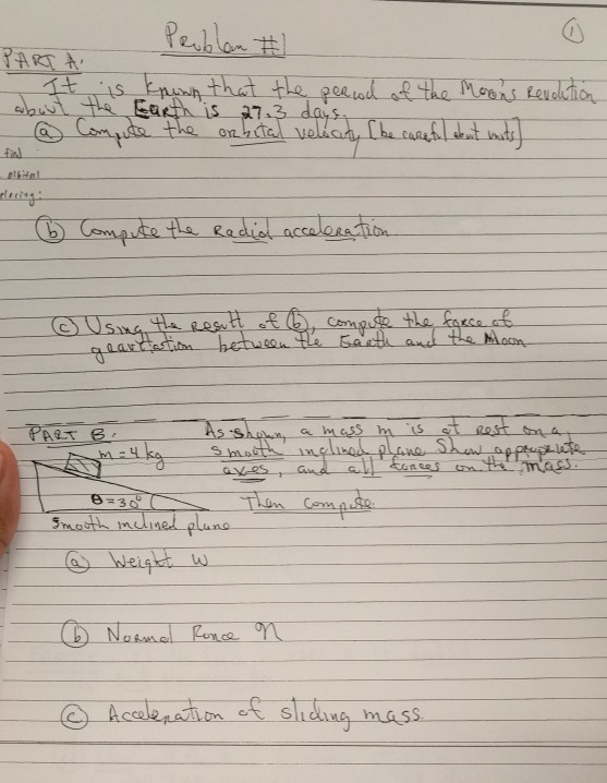 Solved physics problem, thank you 1 | Chegg.com