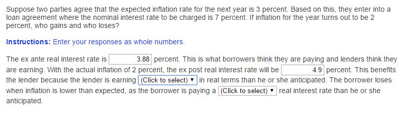 Solved Suppose two parties agree that the expected inflation | Chegg.com