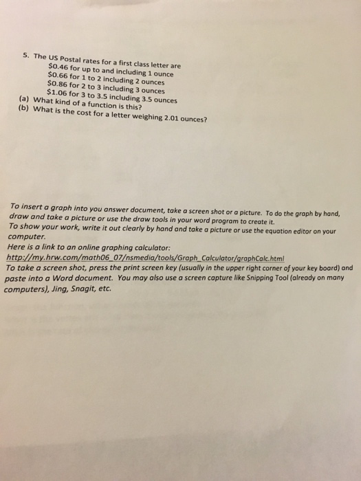 Solved New Functions Handout 1. Evaluate the following for | Chegg.com