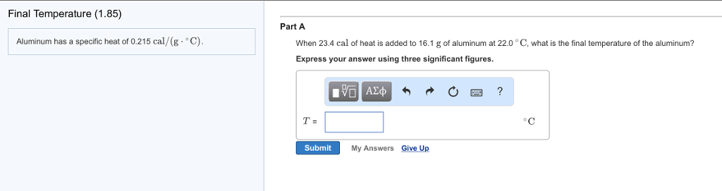 Solved Part A Assuming that Coca-Cola has the same specific | Chegg.com