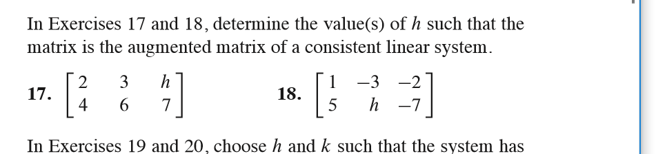 Solved In Exercises 17 And 18 Determine The Value S Of H