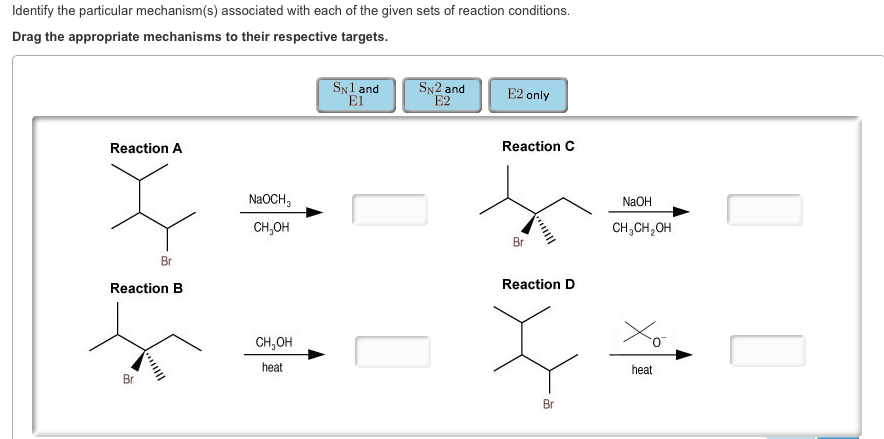 Solved Identify the particular mechanism(s) associated with | Chegg.com