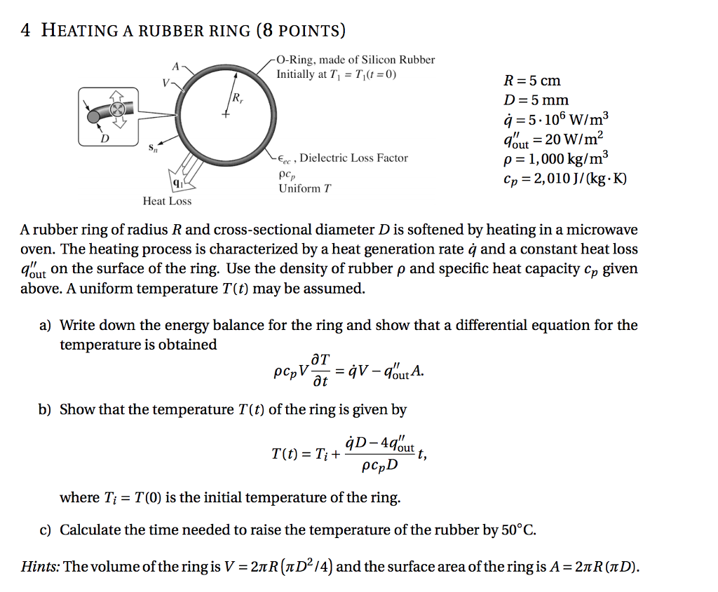 Solved 4 HEATING A RUBBER RING 8 POINTS O Ring Made Of Chegg solved-4-heating-a-rubber-ring-8-points-o-ring-made-of-chegg