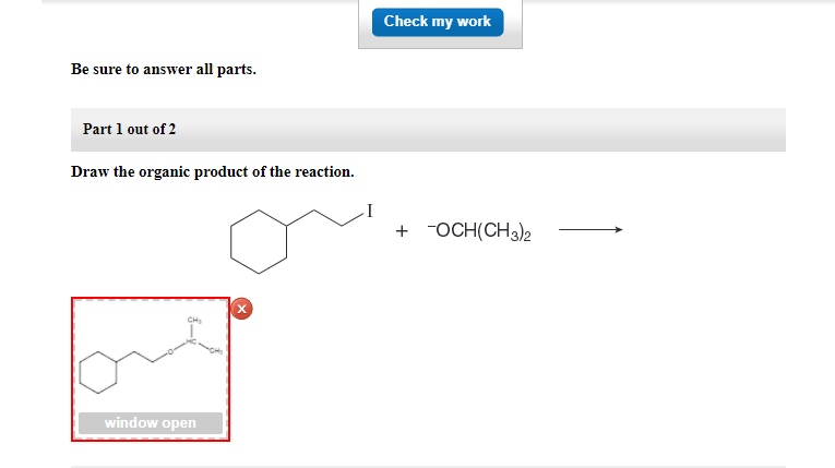 Solved Check my work Be sure to answer all parts. Part 1 out | Chegg.com Solved Check my work Be sure to answer all parts. Part 1 out | Chegg.com