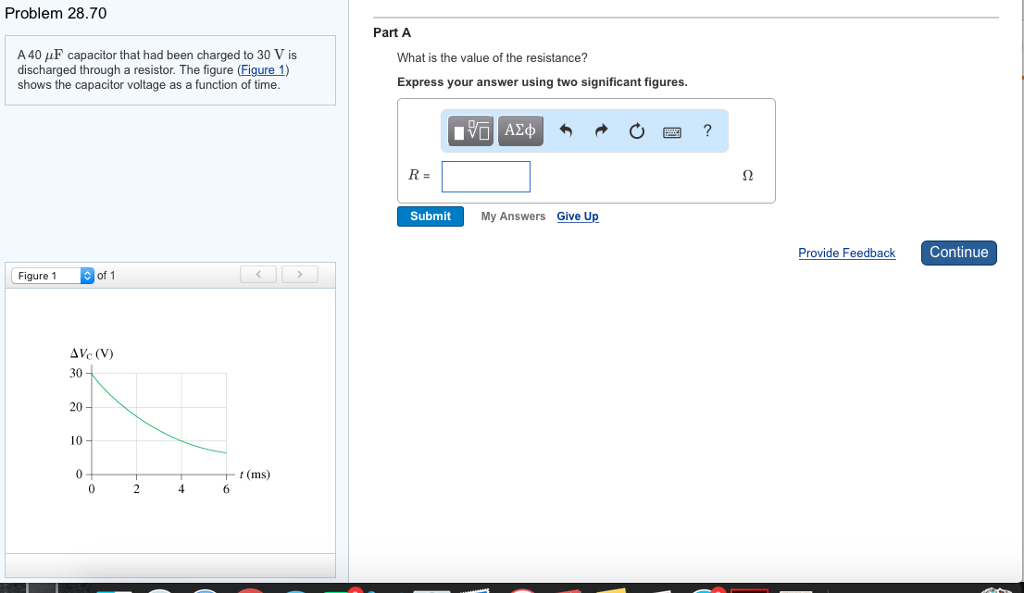 Solved A 40 mu F capacitor that had been charged to 30 V is | Chegg.com