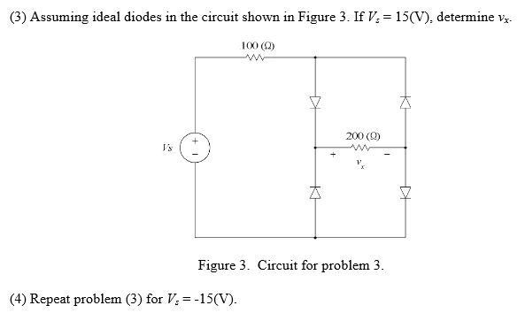 Solved Assuming ideal diodes in the circuit shown in Figure | Chegg.com