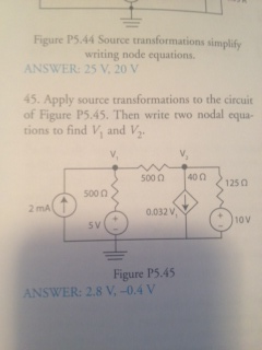 Solved Apply source transformations to the circuit of Figure | Chegg.com