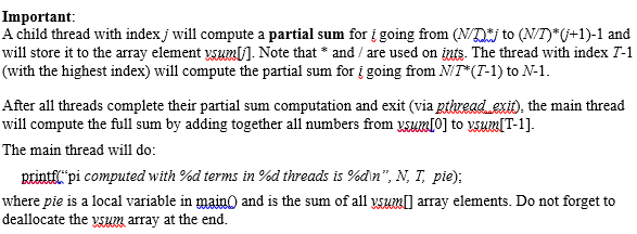 Solved Write a multithreaded application called pie 피C++ for | Chegg.com