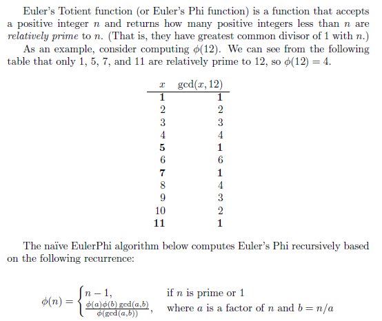 Solved 1 Describe A Small Example For Why This Algorithm Is