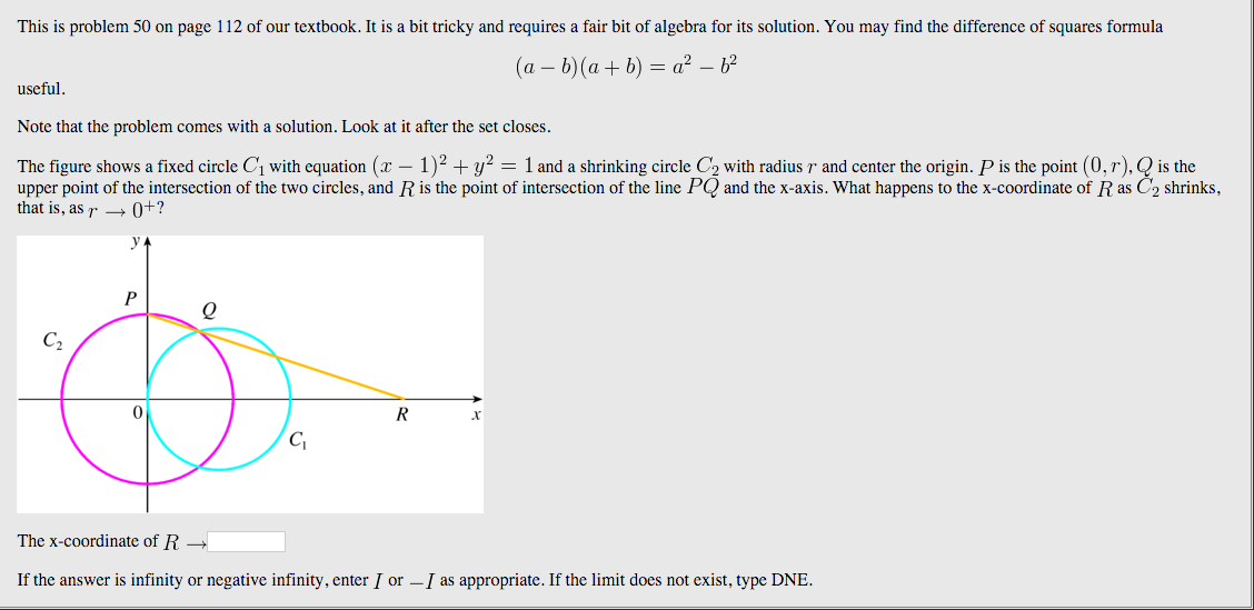 Solved This is problem 50 on page 112 of our textbook. It is | Chegg.com