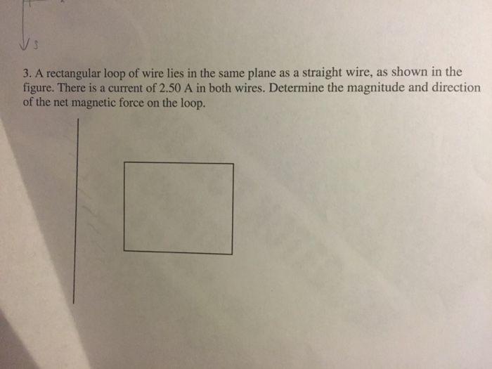 Solved A rectangular loop of wire lies in the same plane as | Chegg.com