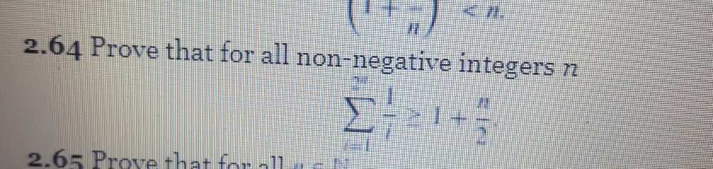 Solved 2.64 Prove that for all non-negative integers n 14 | Chegg.com