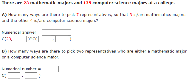 Solved There are 23 mathematic majors and 135 computer | Chegg.com