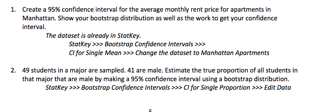 Solved Create a 95% confidence interval for the average | Chegg.com