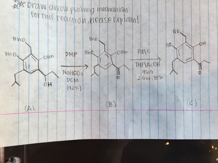 Solved Draw arrow pushing mechanism for this reaction, | Chegg.com