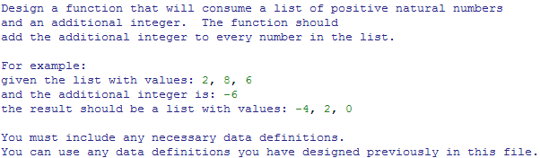 Solved Design a function that will consume a list of | Chegg.com