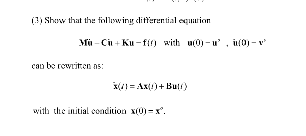 Solved Show that the following differential equation Mu+ | Chegg.com