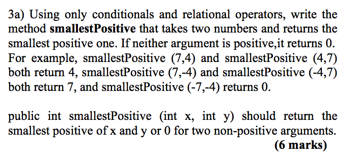 Solved Using Only Conditionals And Relational Operators