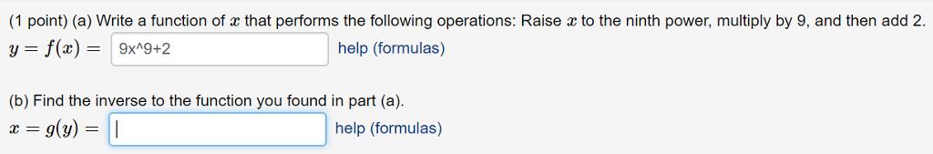 Solved (a) Write a function of x that performs the following | Chegg.com
