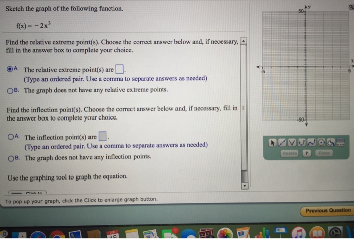 Solved Sketch The Graph Of The Following Function Fx 0668