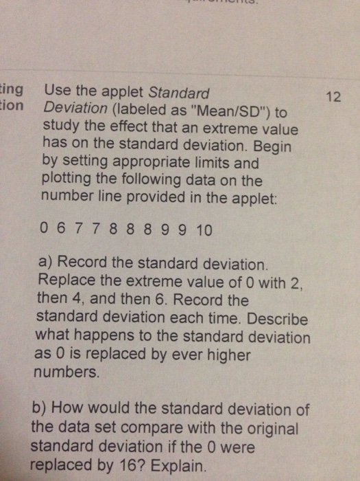 Solved Use the applet Standard Deviation (labeled as | Chegg.com