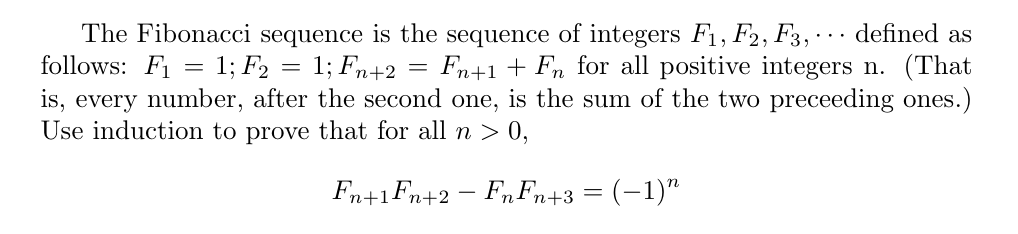 Solved The Fibonacci sequence is the sequence of integers | Chegg.com