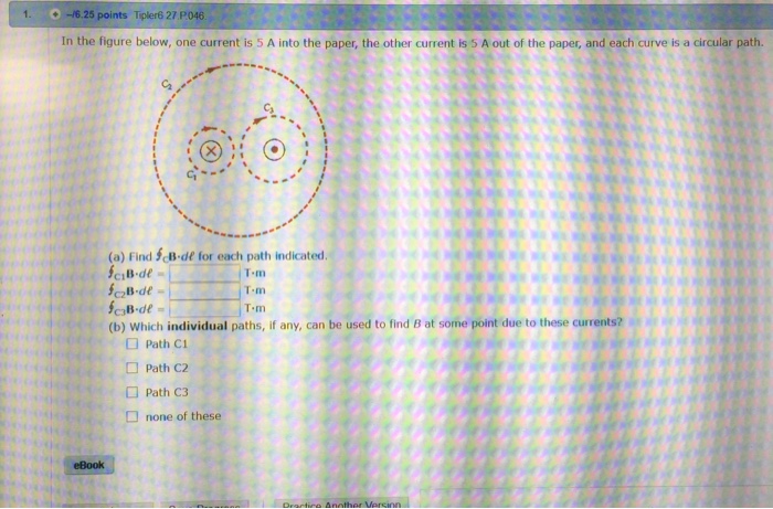Solved In the figure below, one current is 5 A into the | Chegg.com