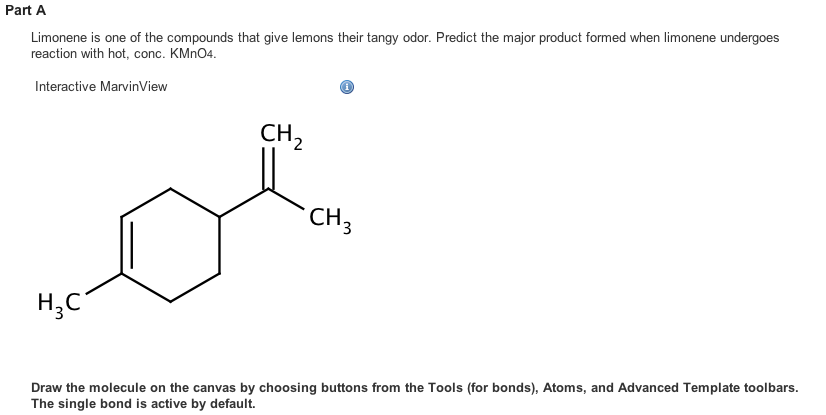 Solved Limonene is one of the compounds that give lemons | Chegg.com