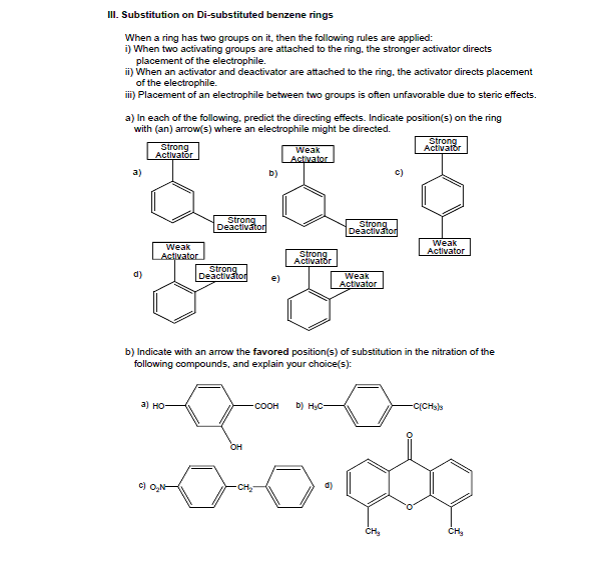 Solved Electrophilic Aromatic Substitution I. Lewis Acid | Chegg.com