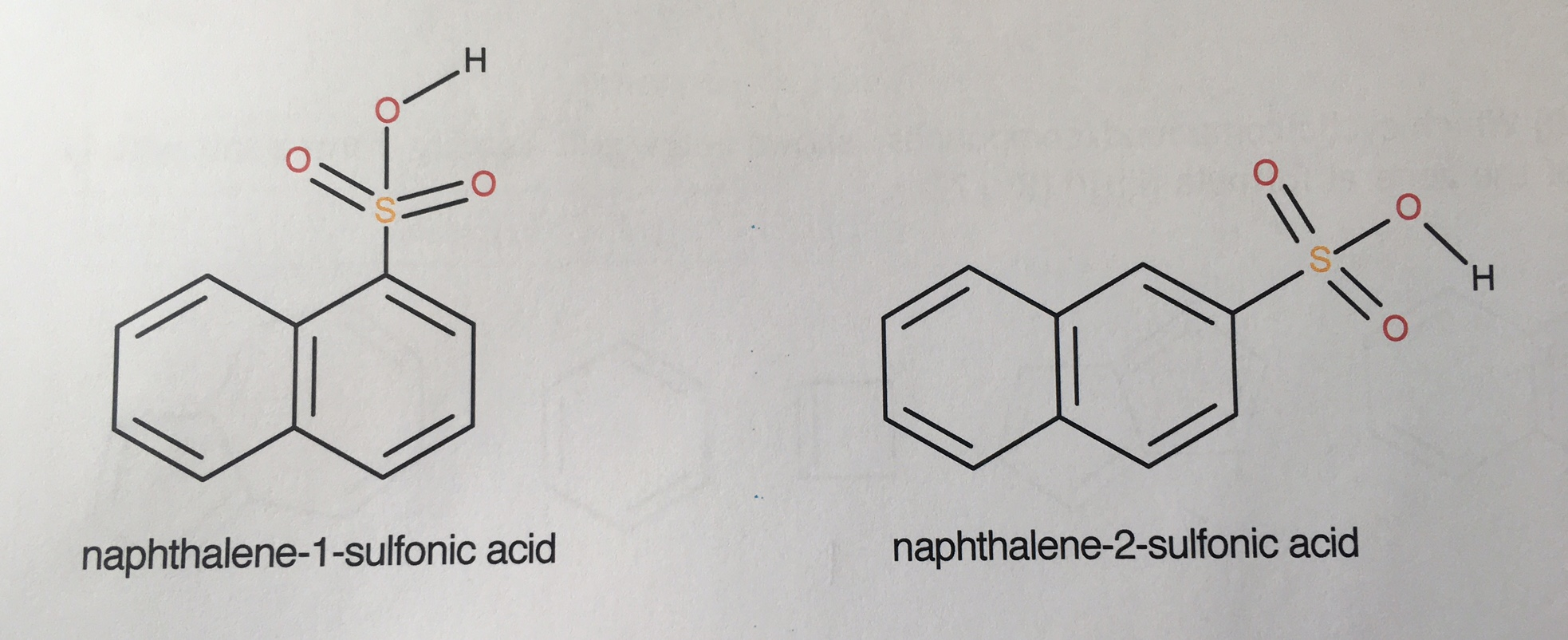 Solved Naphthalene reacts with concentrated sulfuric acid to | Chegg.com