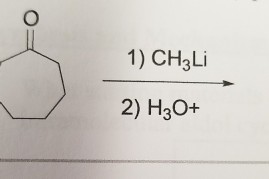 Solved 1) CH3Li 2) Hao | Chegg.com