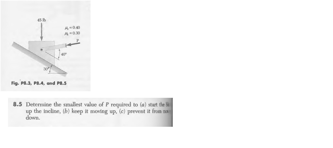 Solved Determine the smallest value of P required to (a) | Chegg.com Solved Determine the smallest value of P required to (a) | Chegg.com