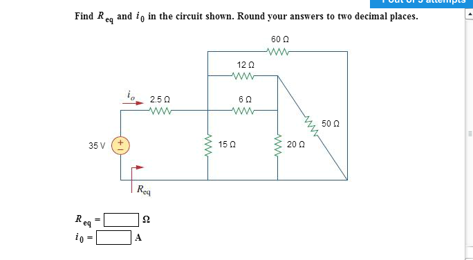 Solved Obtain v1 through v3 in the circuit shown: | Chegg.com