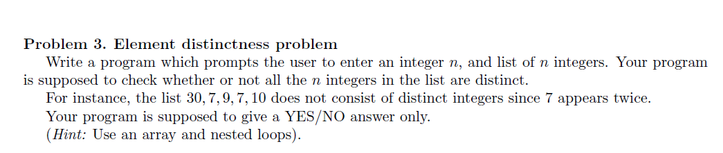 Solved Write A Program Which Prompts The User To Enter An 