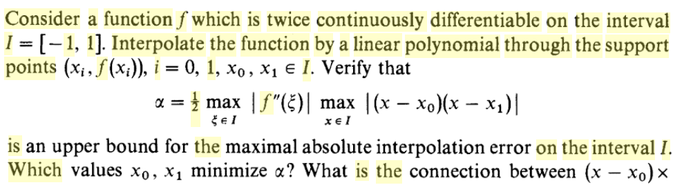 Solved Consider a function f which is twice continuously | Chegg.com