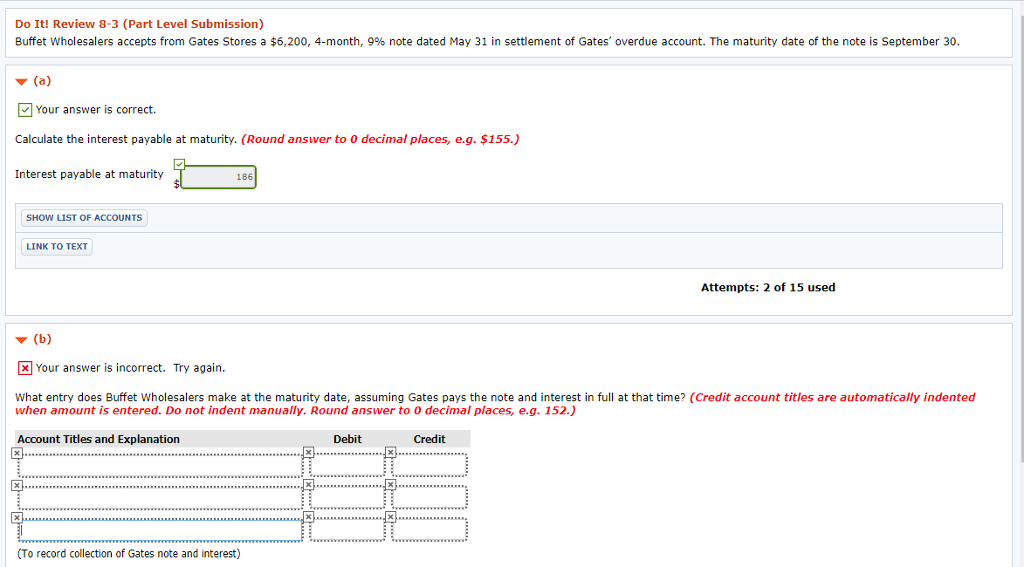 Solved Do It! Review 8-3 (Part Level Submission) Buffet | Chegg.com