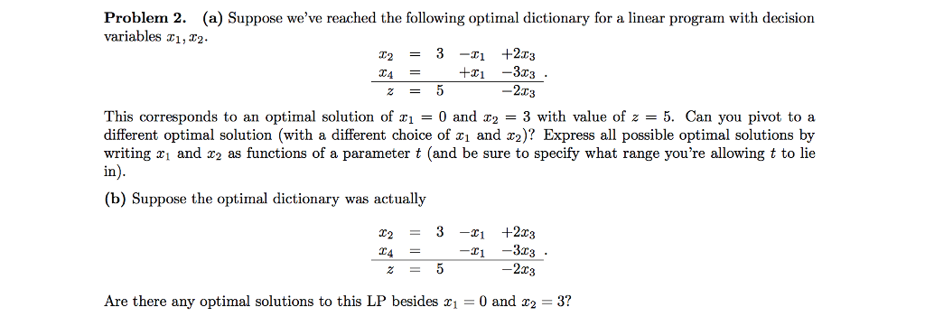 Solved Problem 2. (a) Suppose we've reached the following | Chegg.com