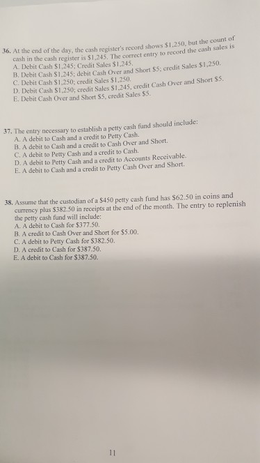 Solved 33. A check involves three parties: A. The writer, | Chegg.com