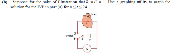 Solved A heart pacemaker, shown below, consists of a switch, | Chegg.com