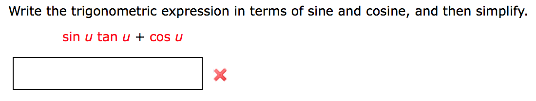 Solved Write the trigonometric expression in terms of sine | Chegg.com