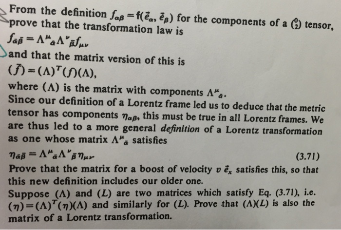 Solved From the defenition f_alpha beta = f(e_alpha, e_beta) | Chegg.com
