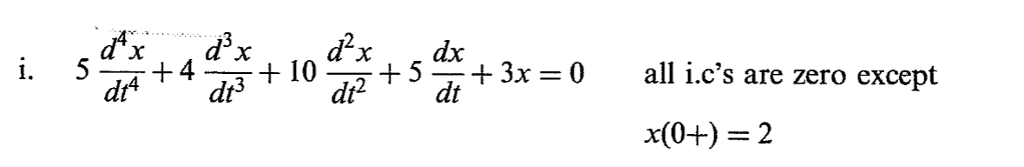 Solved 6-4. Get complete solutions, using the D-operator | Chegg.com